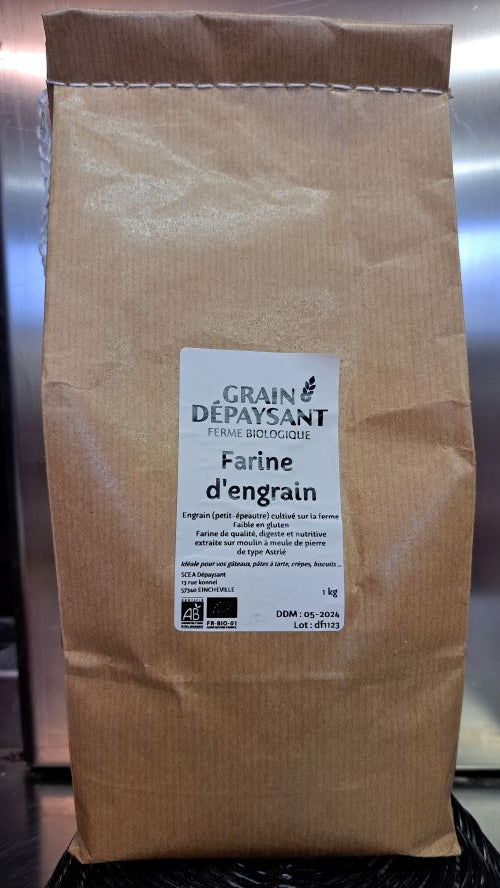 Achat Farine d'Engrain Bio - Grain Dépaysant